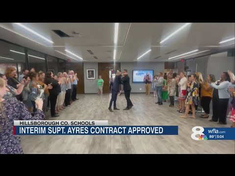 Supt. Van Ayres begins new role as leader of Hillsborough County Publi ...